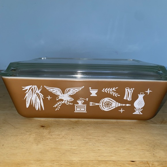 Pyrex | Kitchen | Vtg Pyrex Early American 53 12 Qt Grannycore ...
